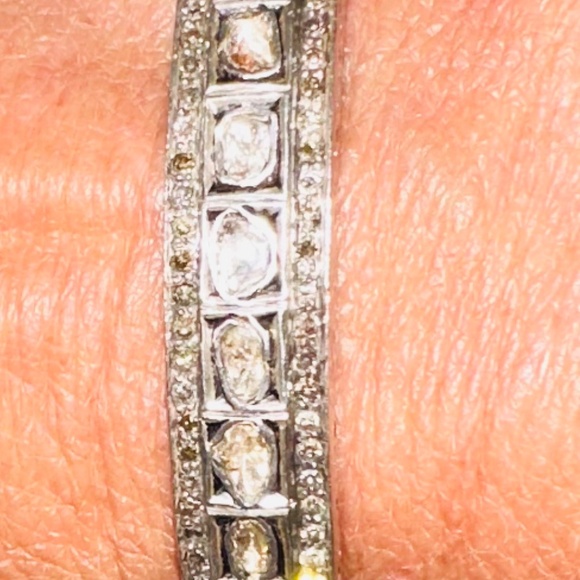 Socheec | Jewelry | Rose Cut Diamond Bangle | Poshmark